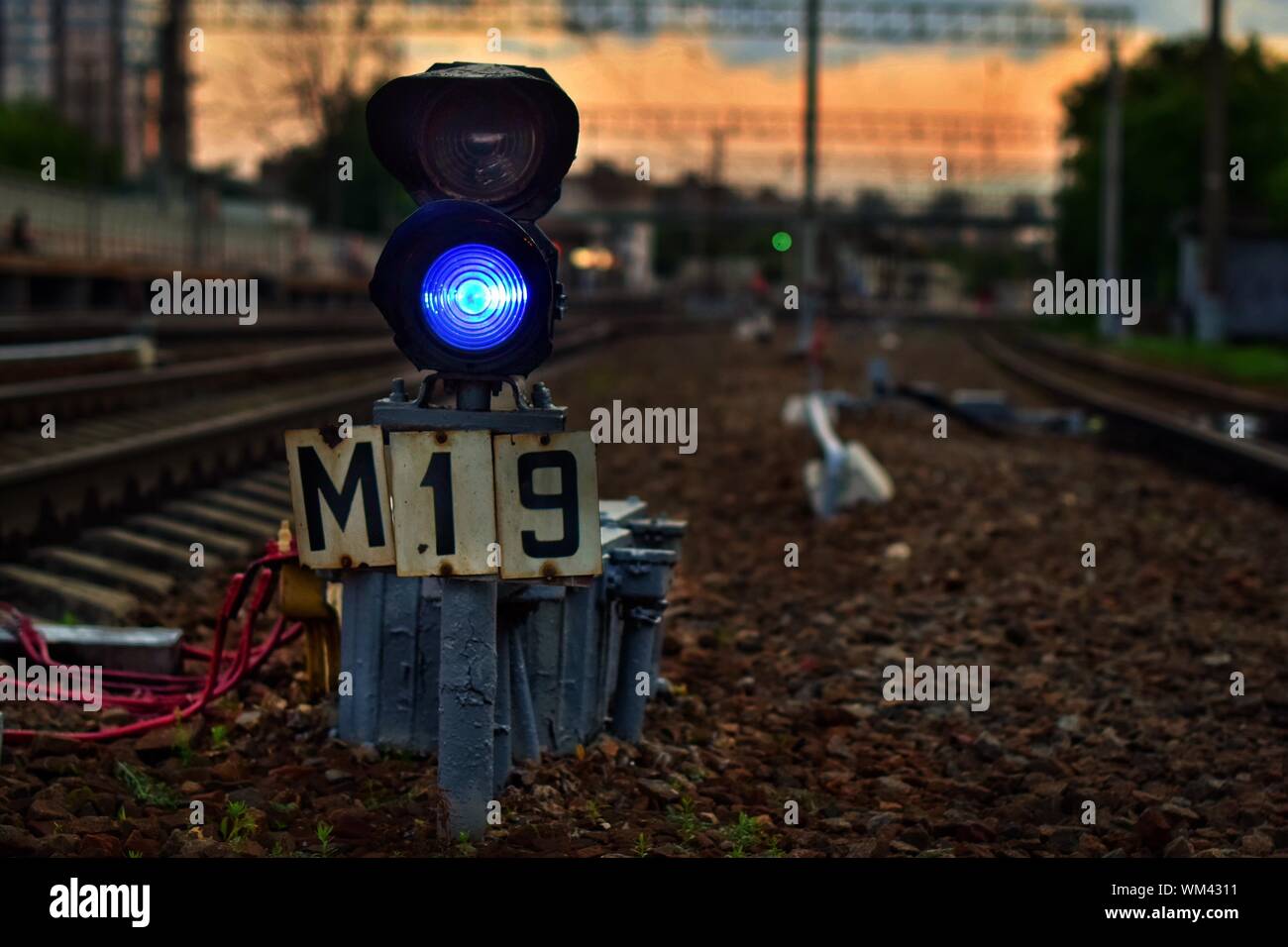 Railroad Signal High Resolution Stock Photography and Images - Alamy
