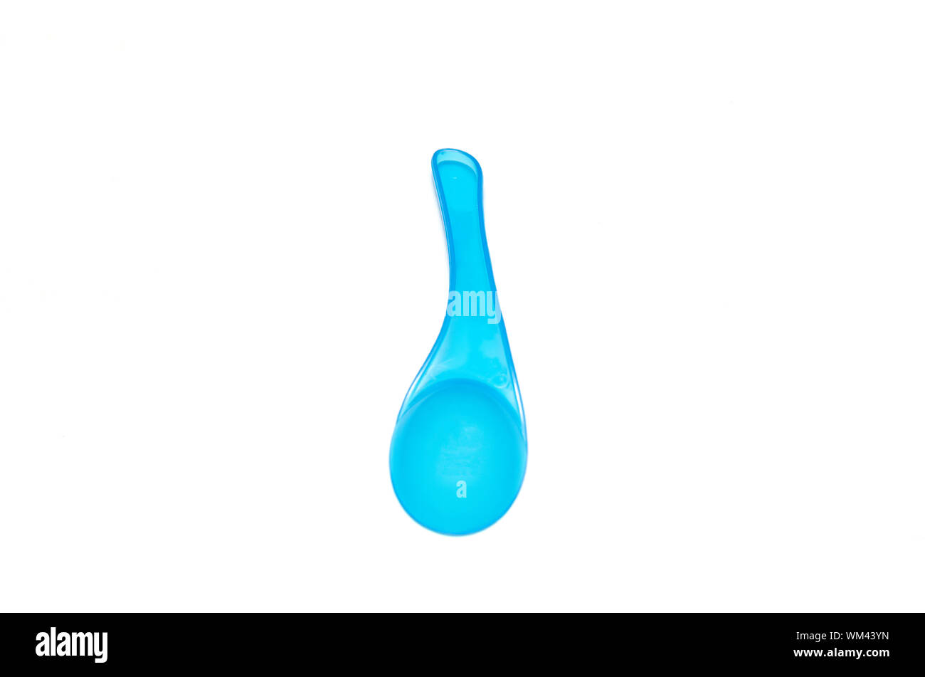 blue plastic spoon Stock Photo - Alamy