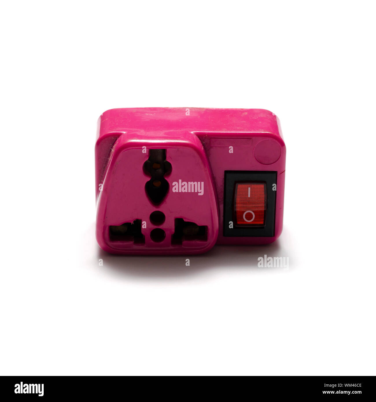 pink adapter plug Stock Photo - Alamy
