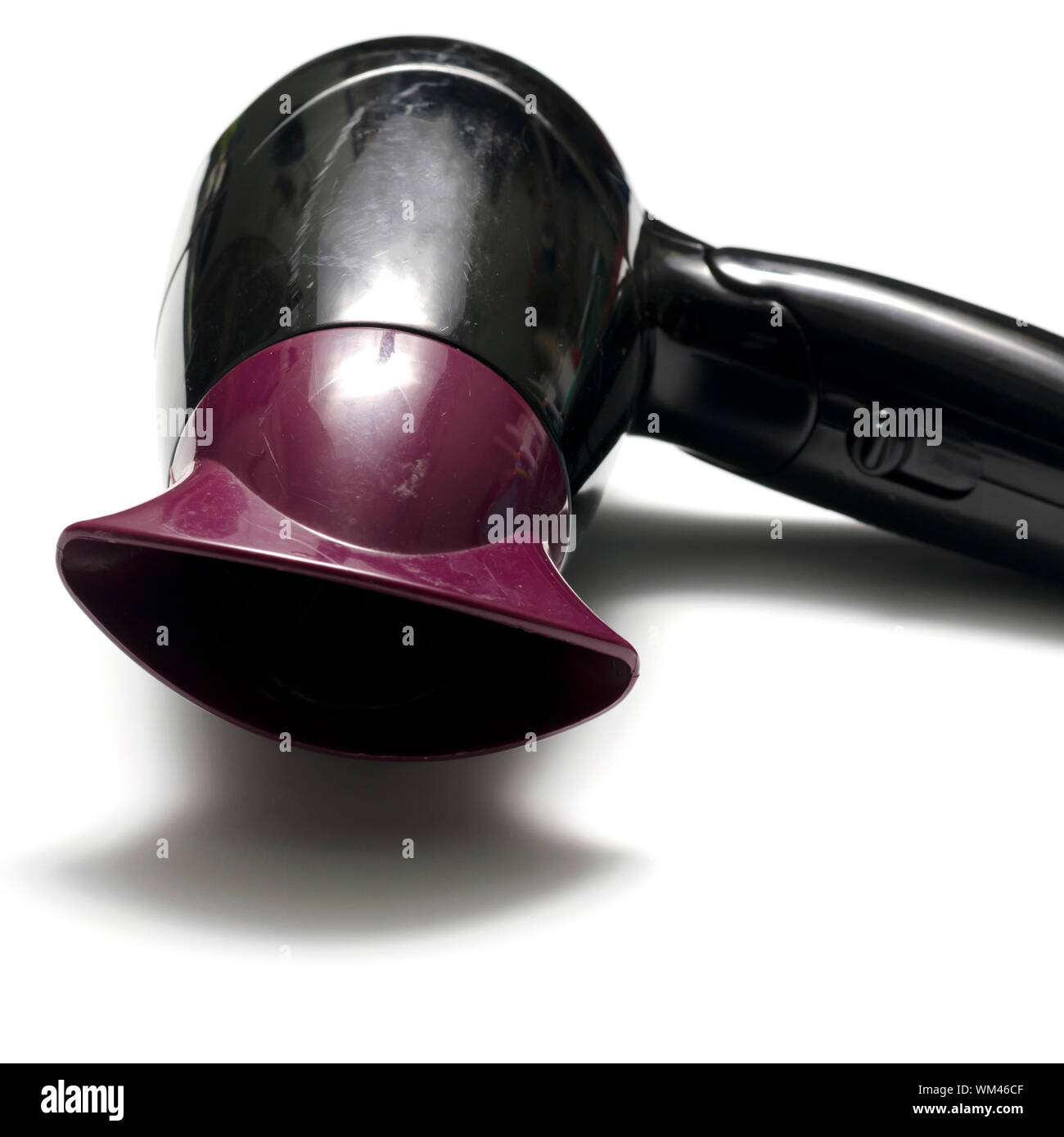 Old lady hair blow dry hi-res stock photography and images - Alamy