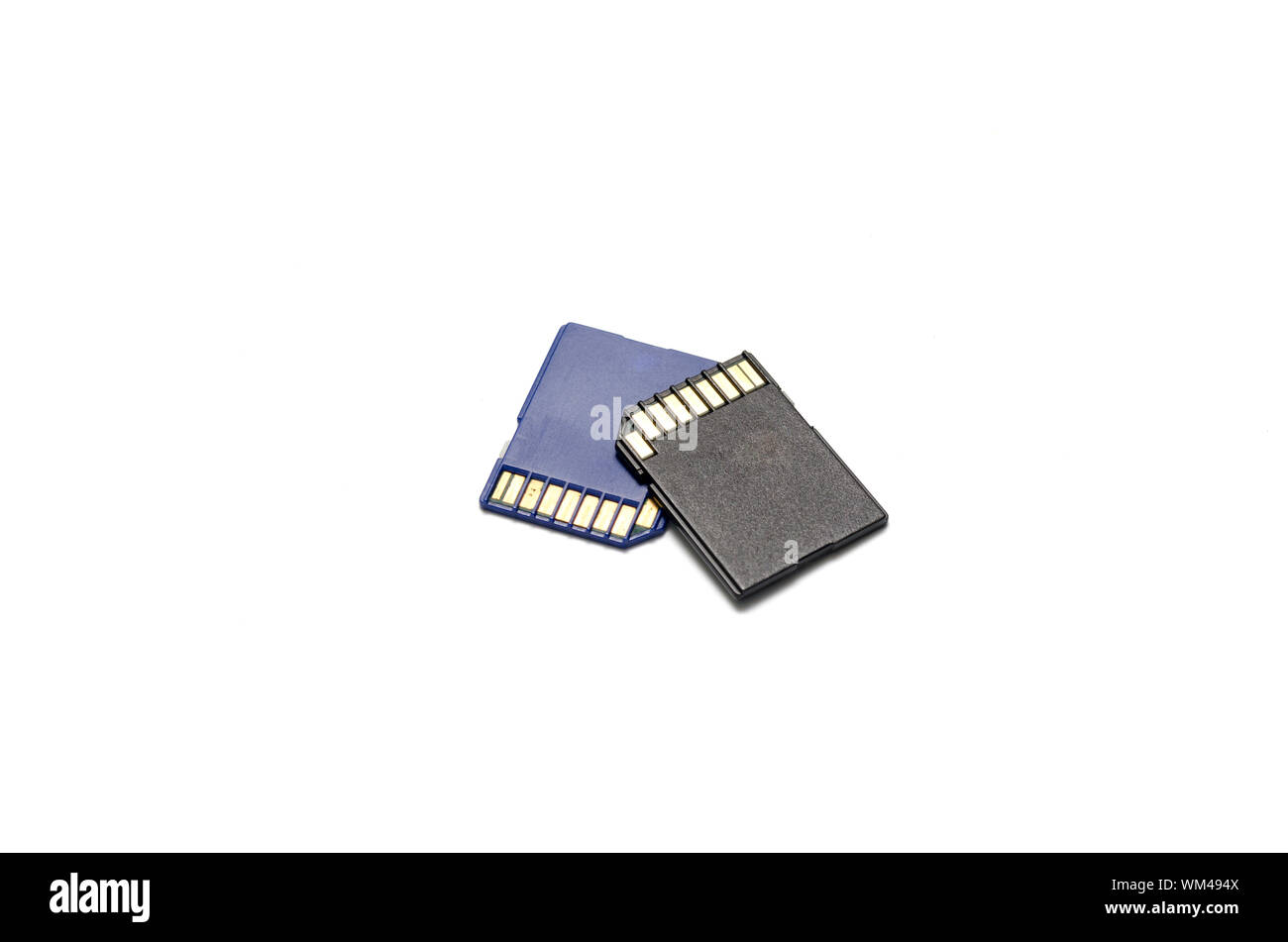 sd card on a white background Stock Photo - Alamy