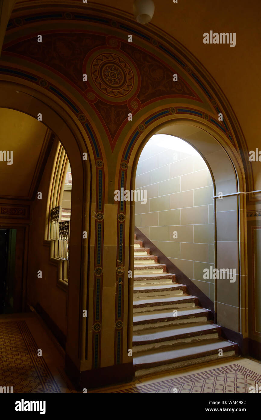 Interior of the Old Residence of Bukovinian and Dalmatian Metropolitans ...