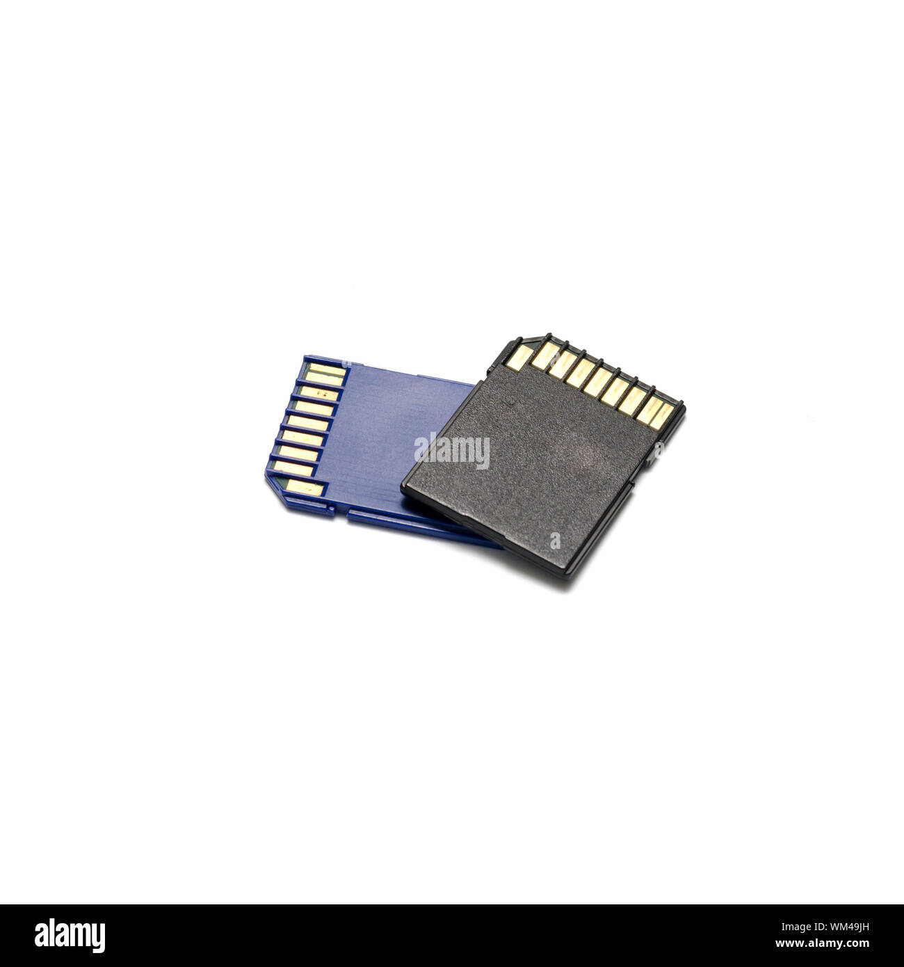 sd card on a white background Stock Photo - Alamy
