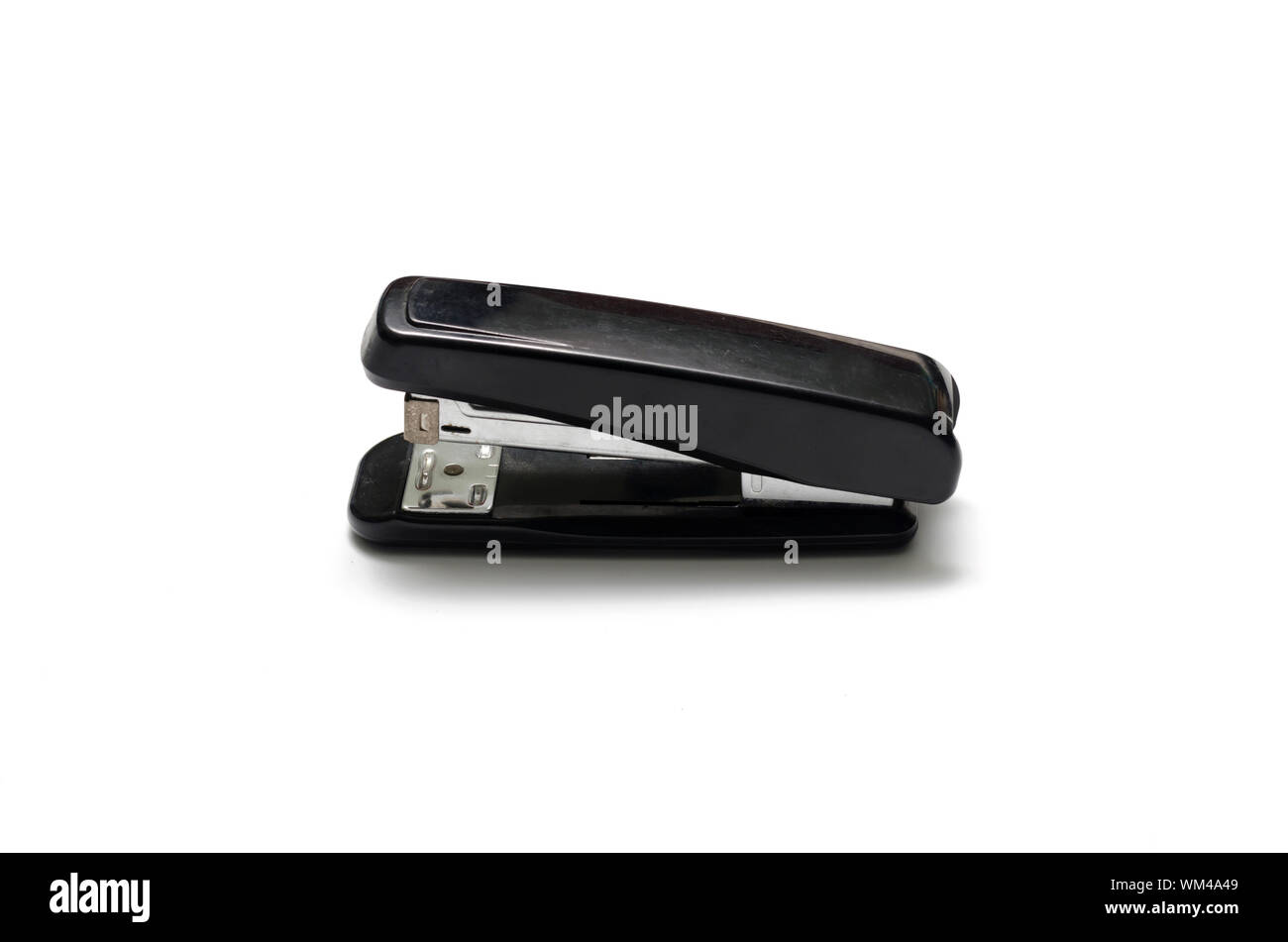 black stapler on a white background Stock Photo - Alamy