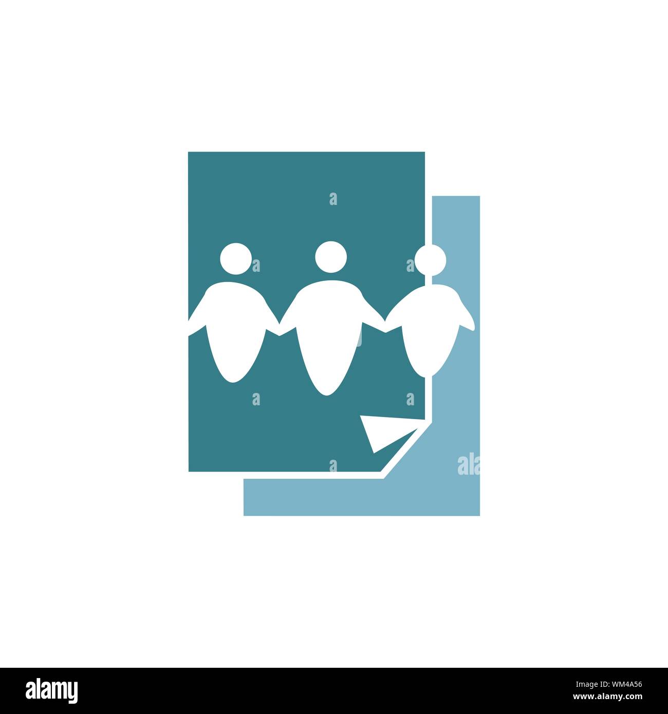 Commitment Teamwork Together Business Logo Illustration Vector Stock ...