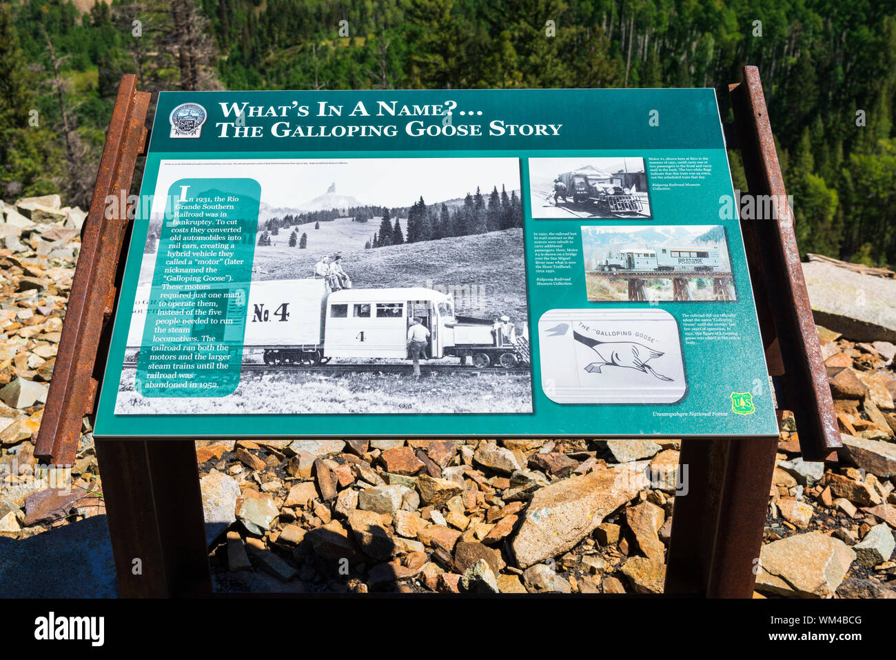 Galloping goose trail hi-res stock photography and images - Alamy