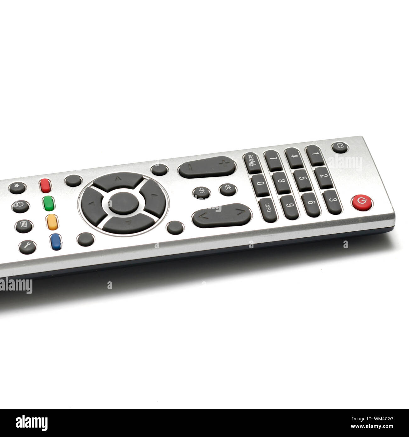 television remote on a white background Stock Photo - Alamy