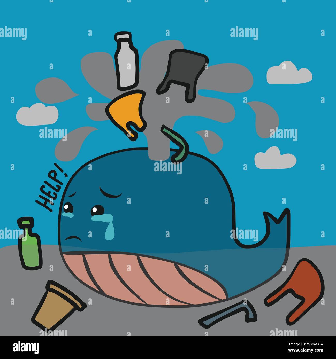 Cartoon Pollution Stock Photos & Cartoon Pollution Stock Images - Alamy