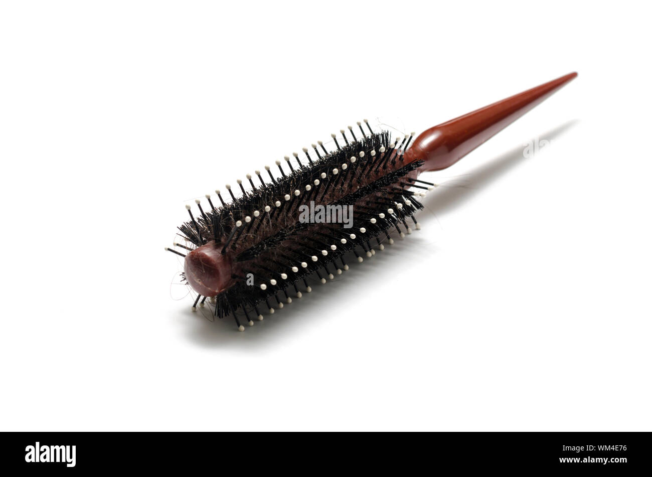 used comb on white background Stock Photo - Alamy