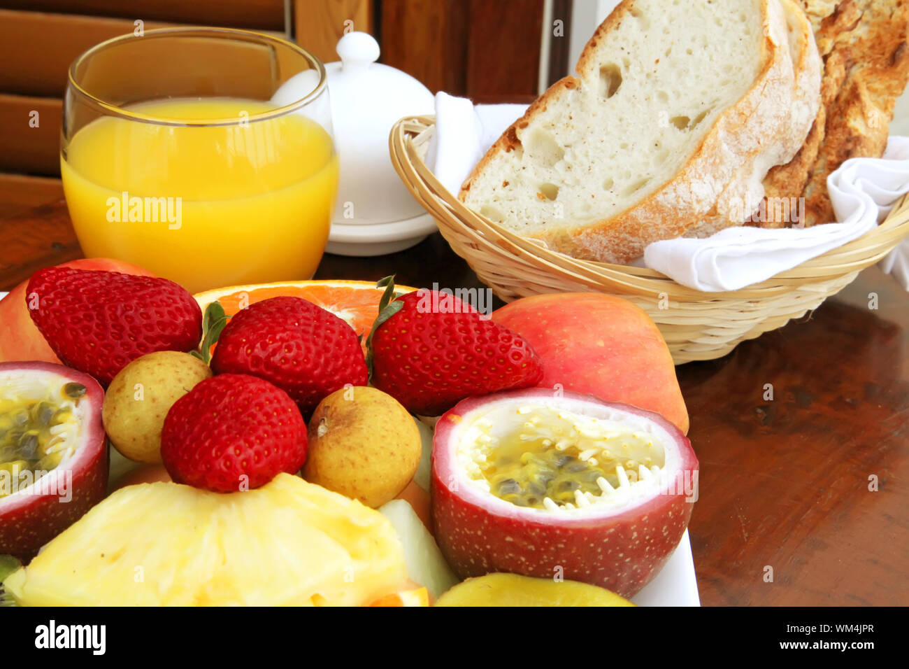 Hotel breakfast layout hi-res stock photography and images - Alamy