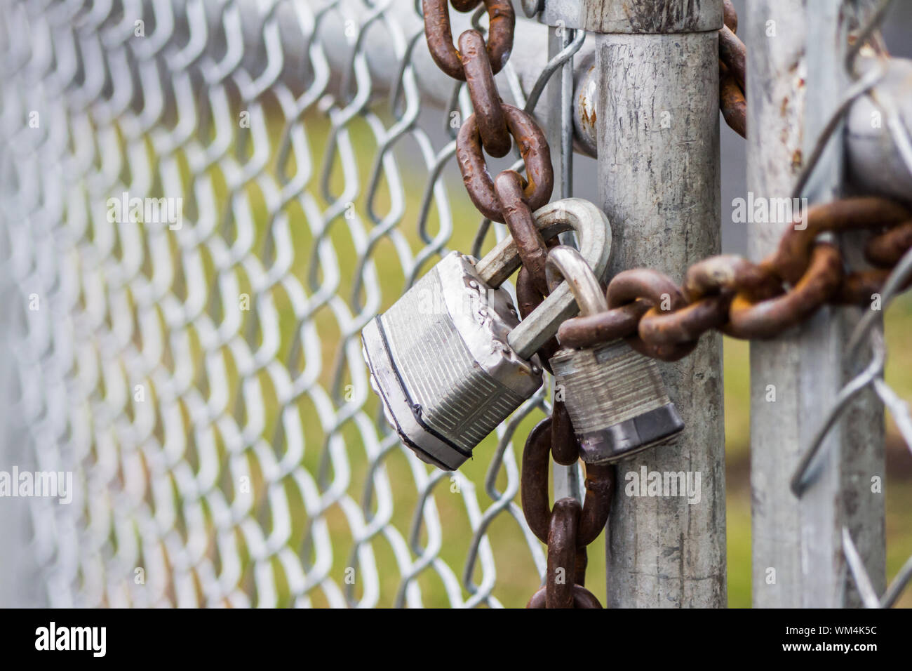 Padlocks gate hi-res stock photography and images - Alamy
