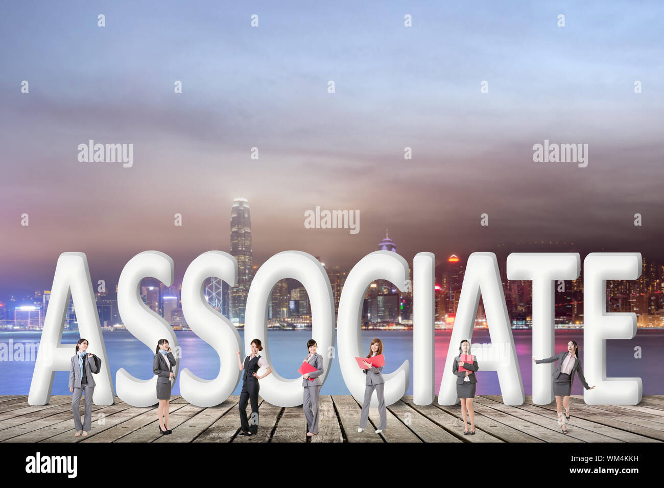 Concept of partner, friends,collaborate with group of business people ...