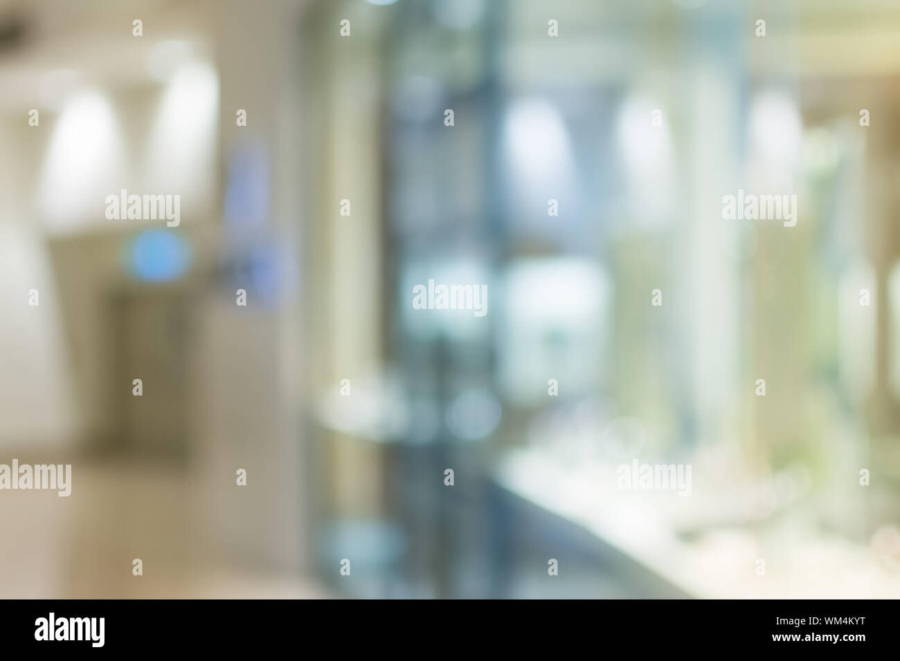 Abstract urban background with blurred buildings and street, shallow ...