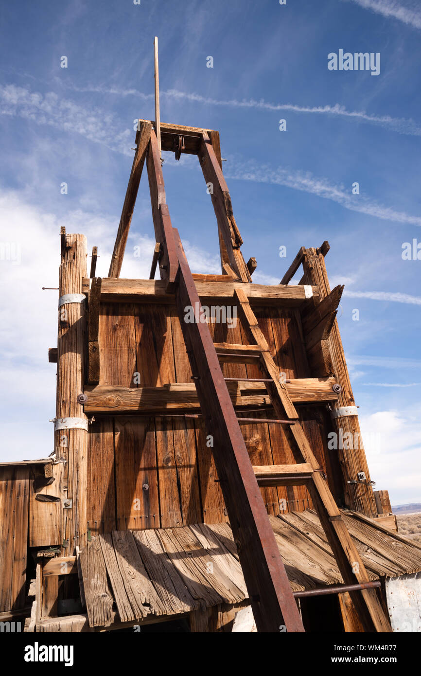 The gold ran out for the owner of this claim Stock Photo - Alamy