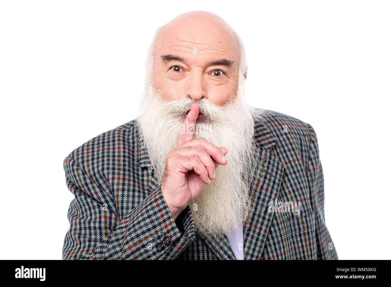 Man asking keep silent hi-res stock photography and images - Alamy
