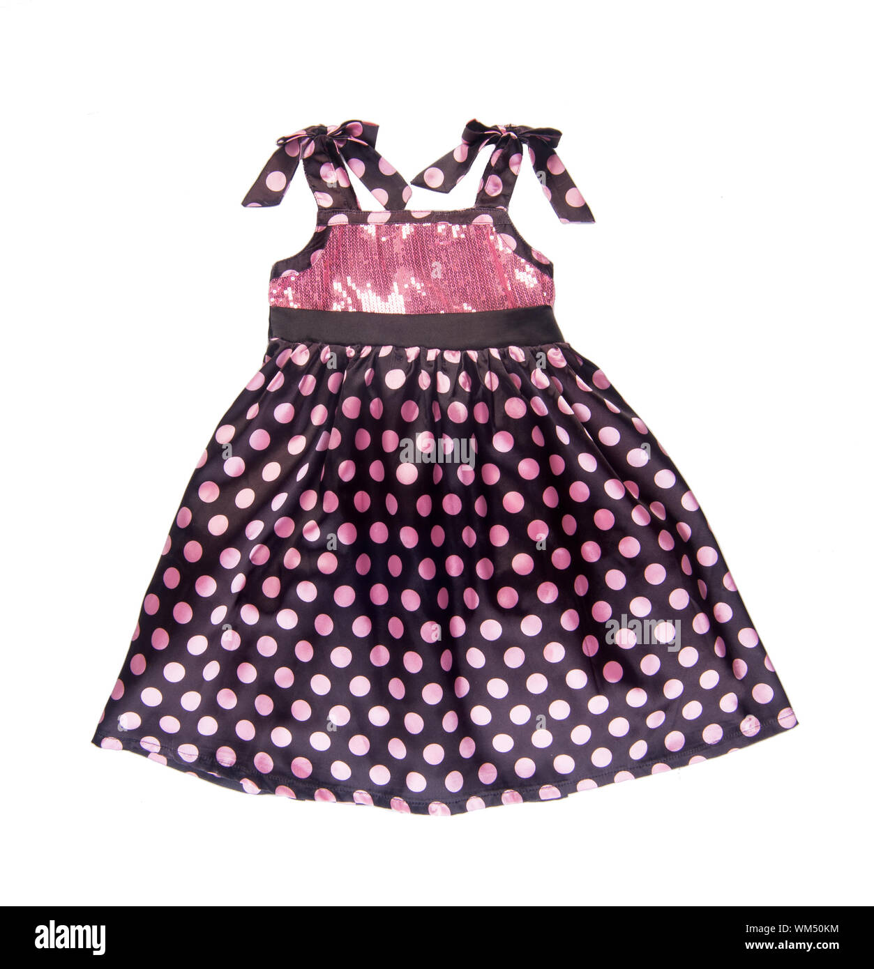 White spotted dress Cut Out Stock Images & Pictures - Alamy