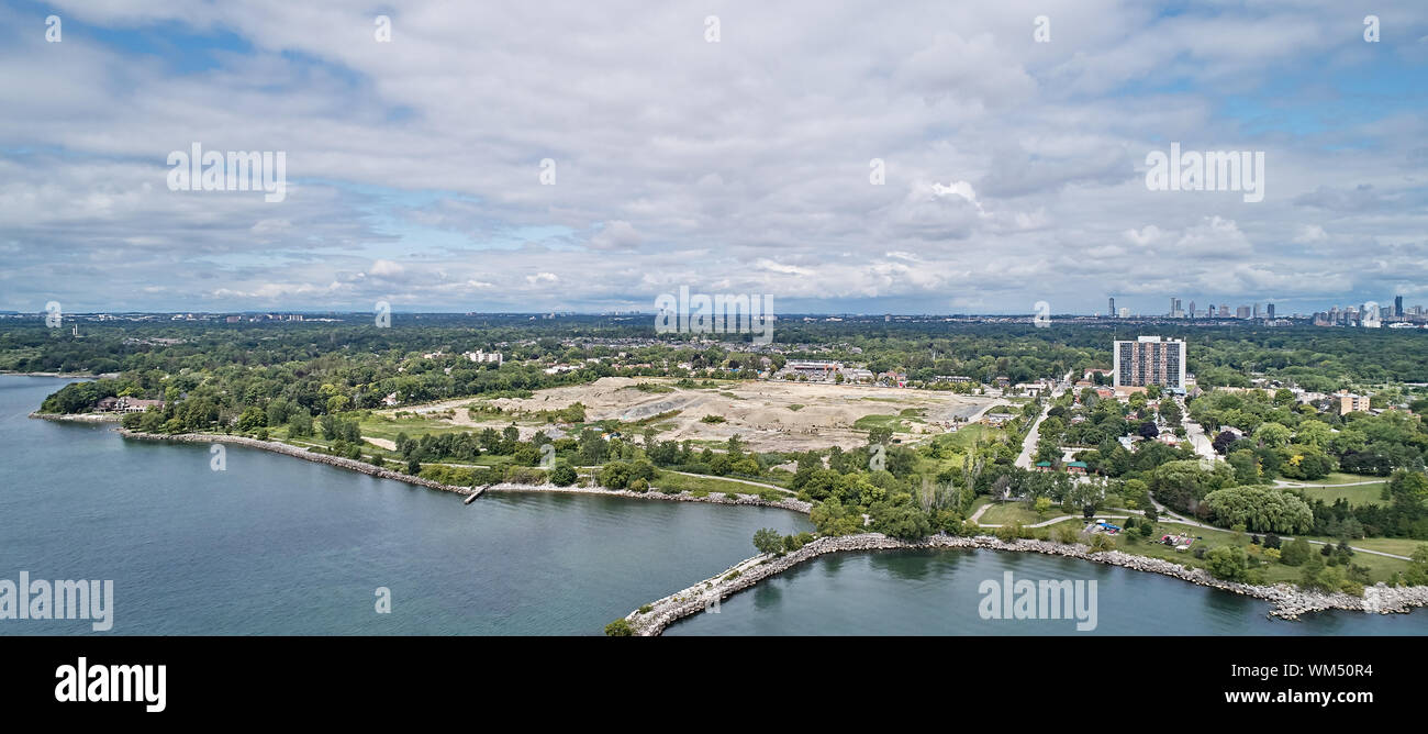 Port Credit Harbour area Stock Photo - Alamy