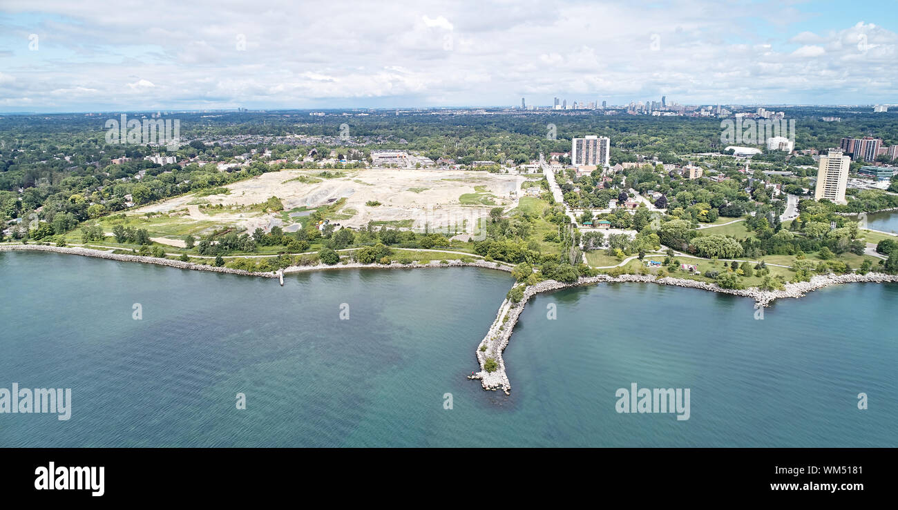 Port Credit Harbour area Stock Photo - Alamy