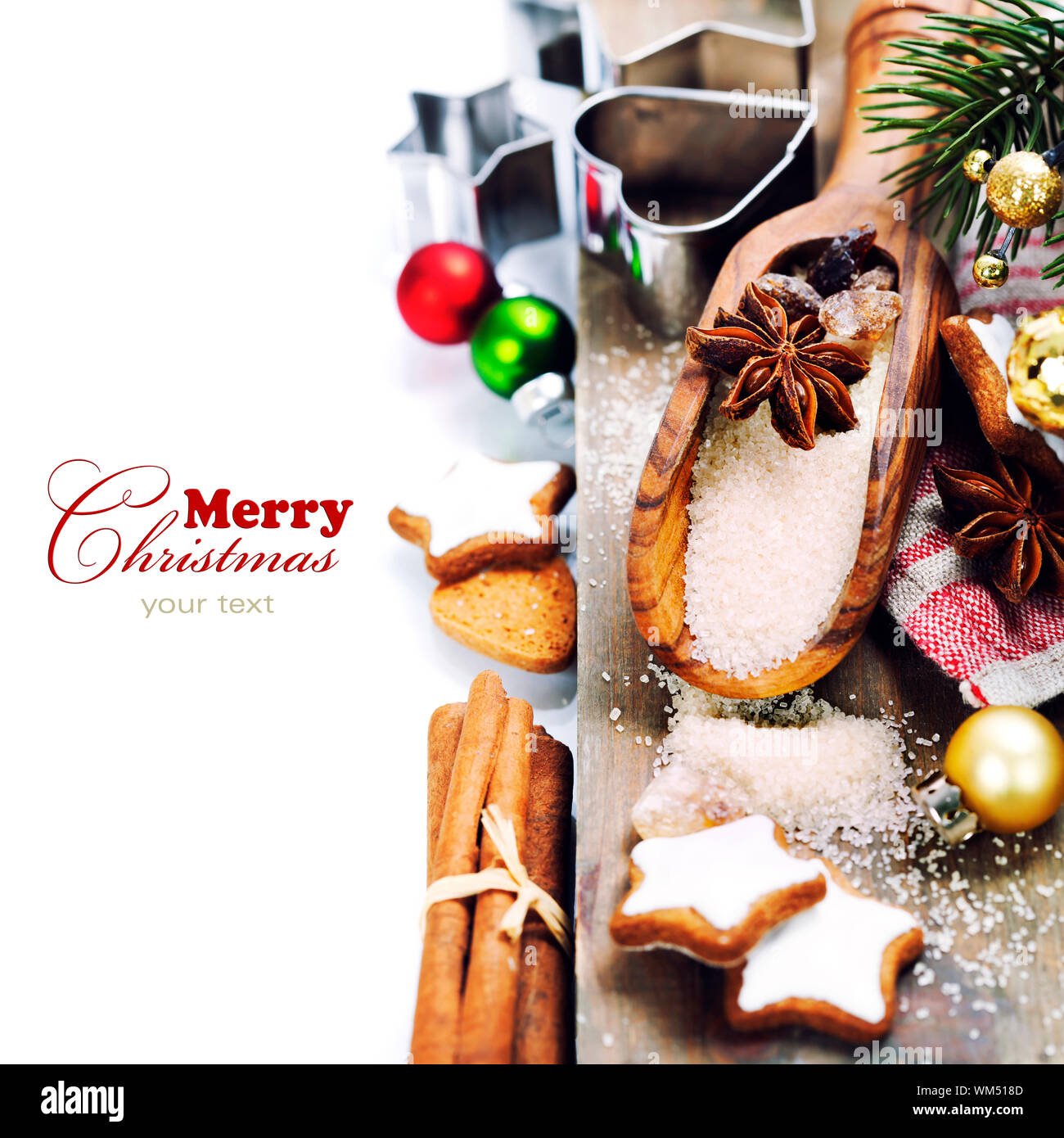 Baking Christmas cookies Stock Photo - Alamy