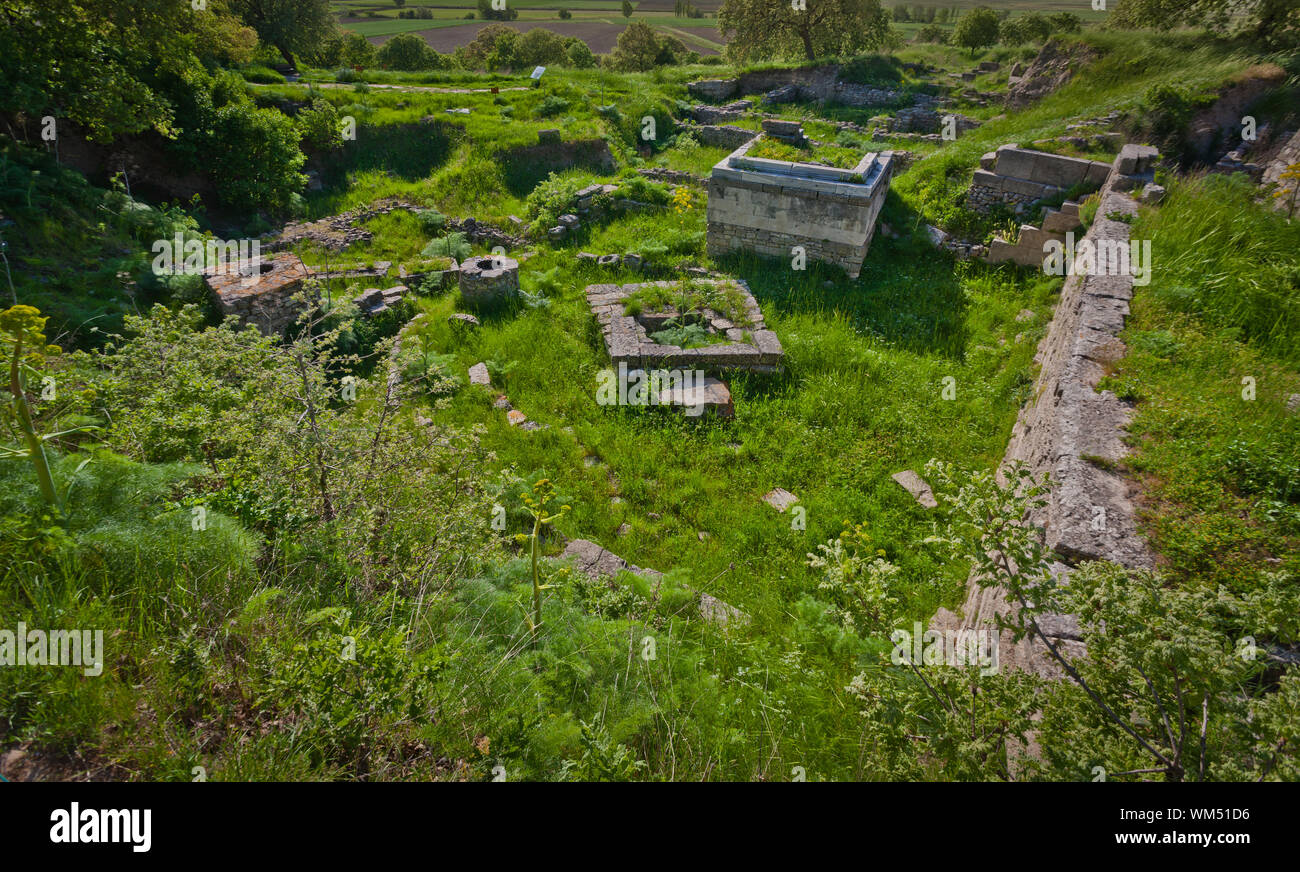 Overgrown roman ruins hi-res stock photography and images - Alamy