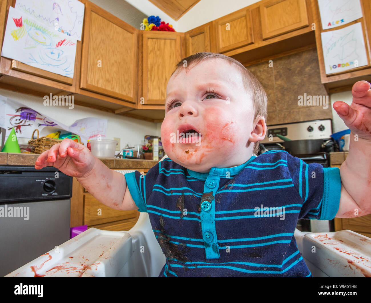 Grumpy baby hi-res stock photography and images - Alamy