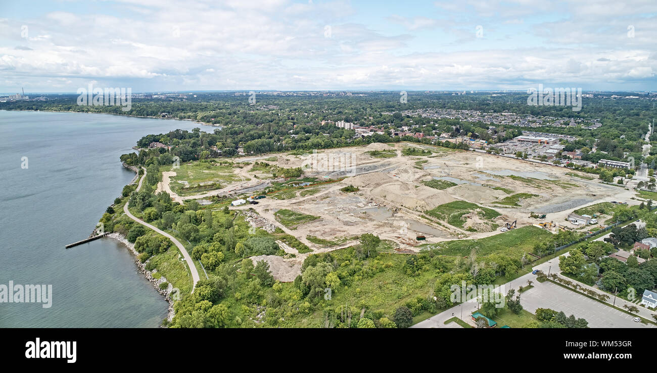 Port Credit Harbour area Stock Photo - Alamy