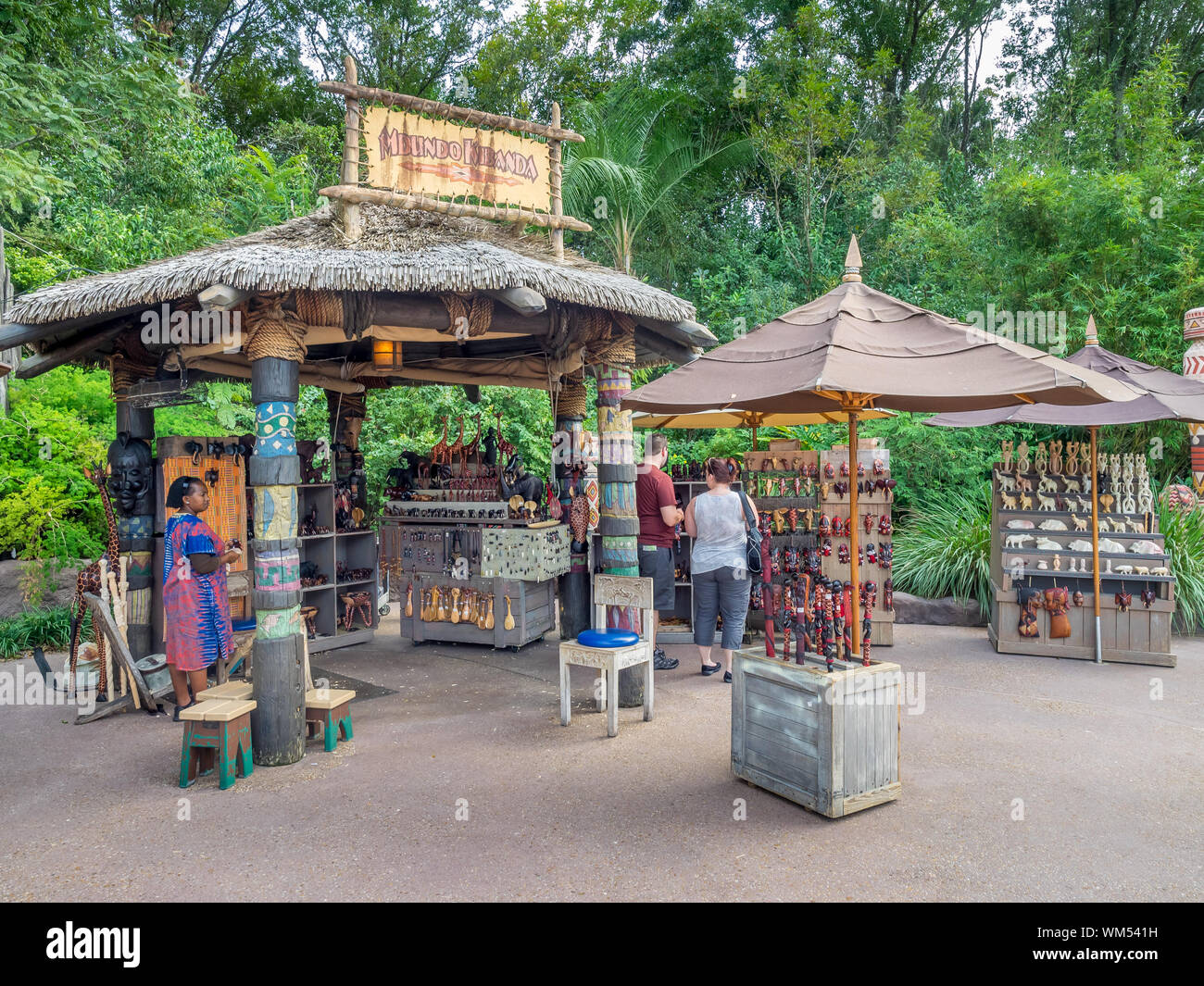 View of the Epcot Theme Park at Disney World in Orlando, Florida. Epcot ...