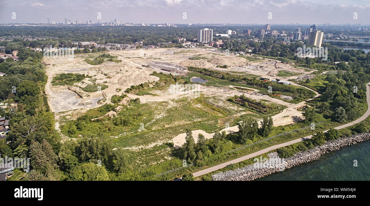 Port Credit Harbour area Stock Photo - Alamy