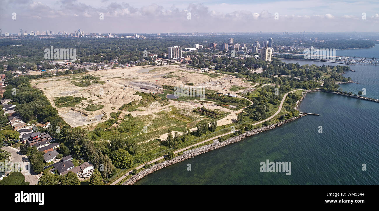 Port Credit Harbour area Stock Photo - Alamy