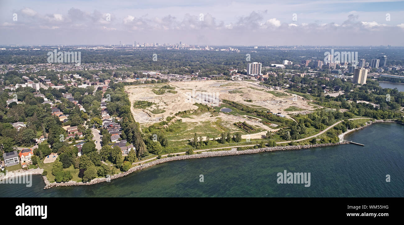 Port Credit Harbour area Stock Photo - Alamy