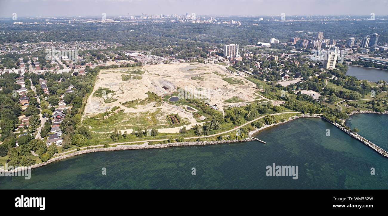 Port Credit Harbour area Stock Photo - Alamy