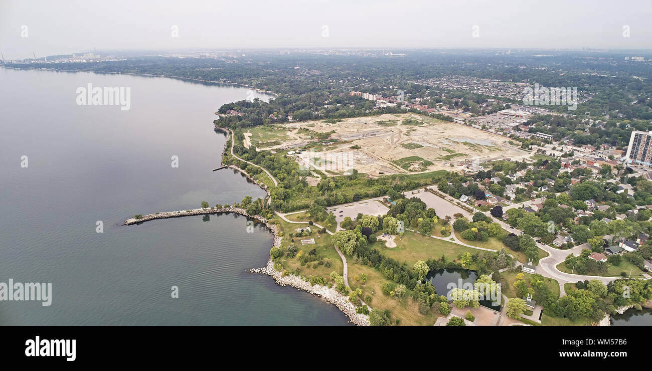 Port Credit Harbour area Stock Photo - Alamy