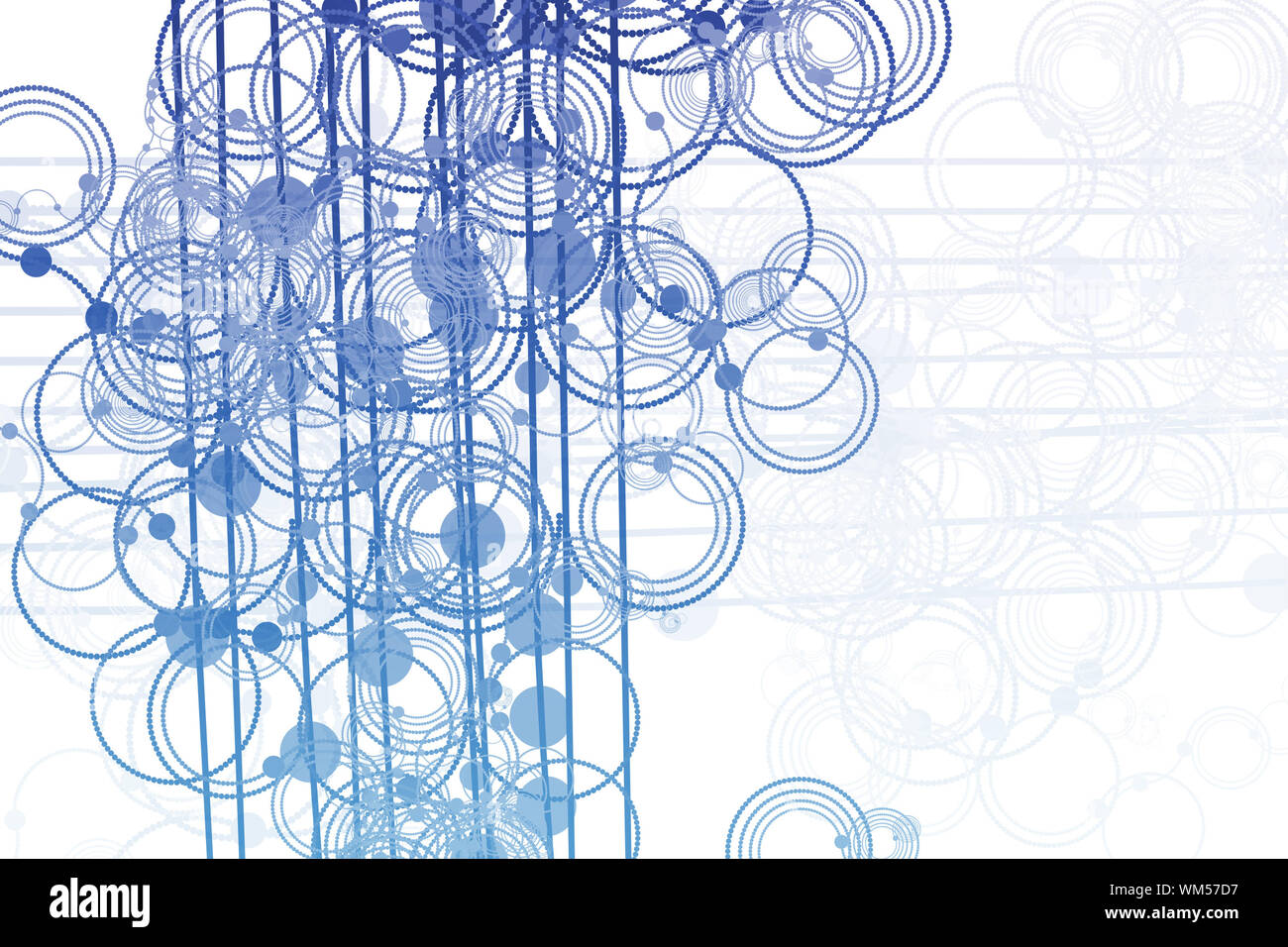 Clean Flowing Lines and Circles Abstract Background Stock Photo - Alamy