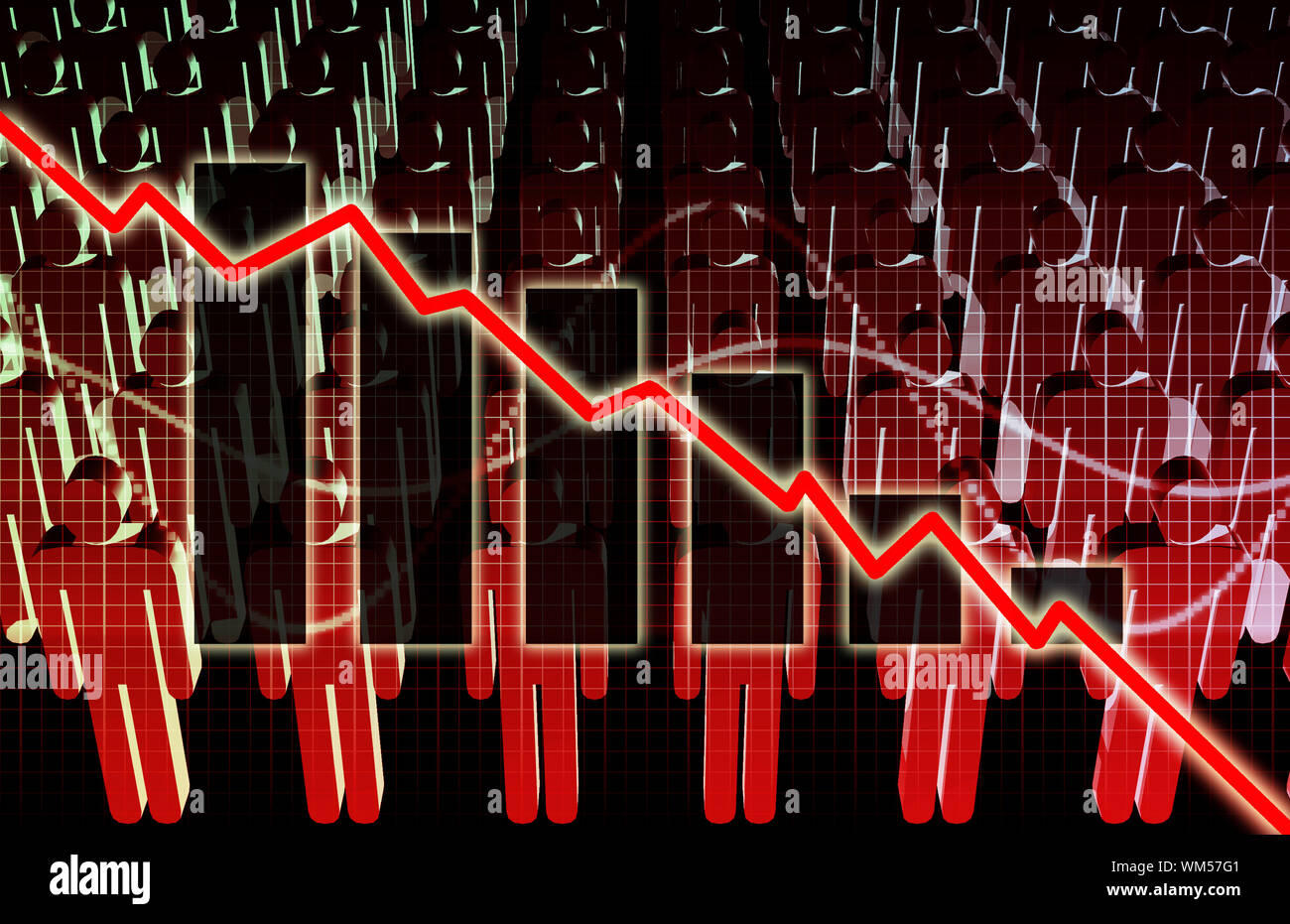 Unemployment rate chart hi-res stock photography and images - Alamy