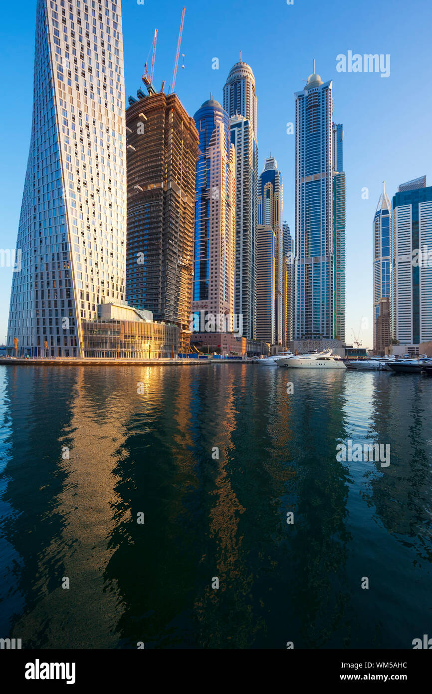 View in the Dubai Marina, UAE Stock Photo - Alamy
