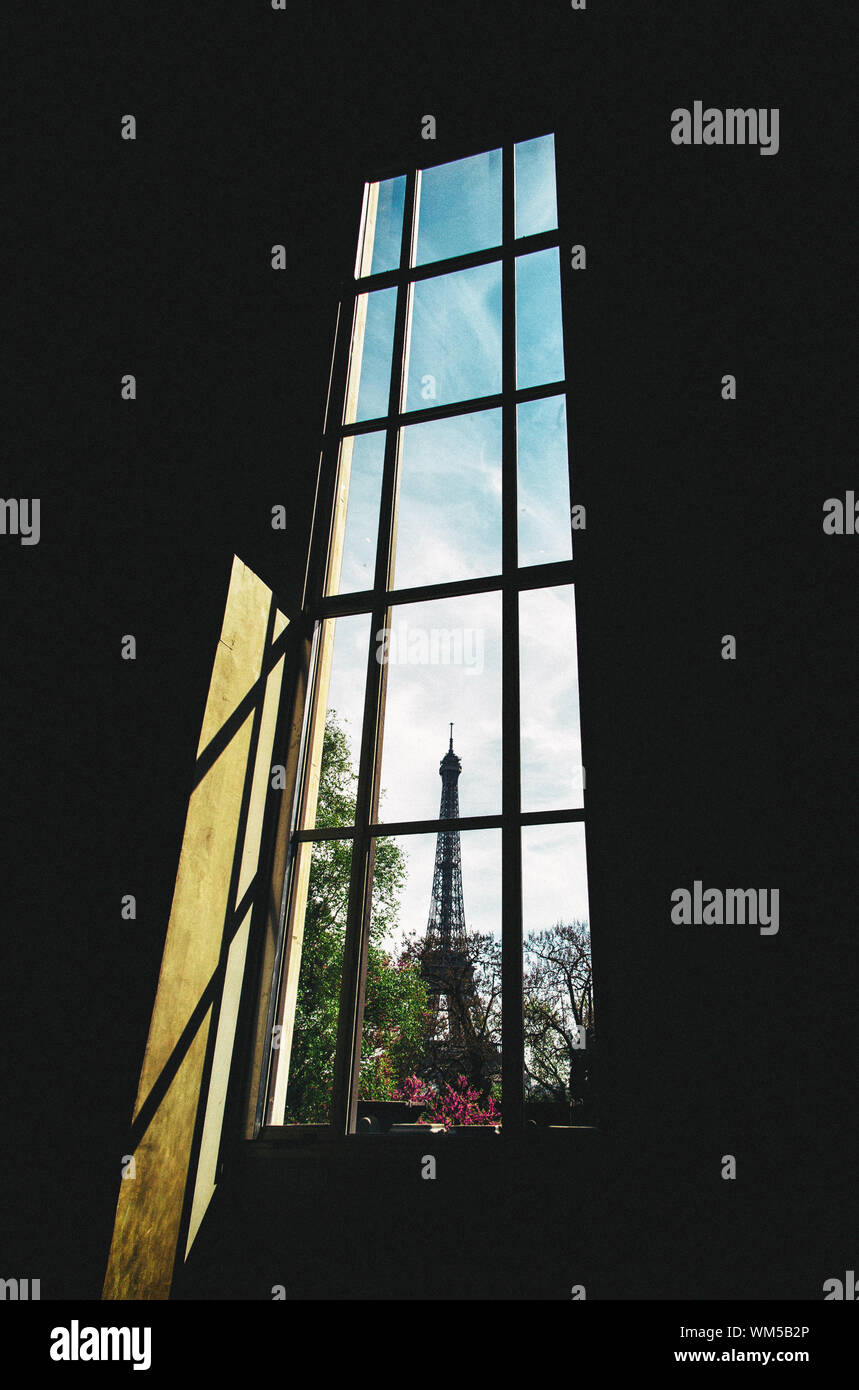Eiffel tower window hi-res stock photography and images - Alamy