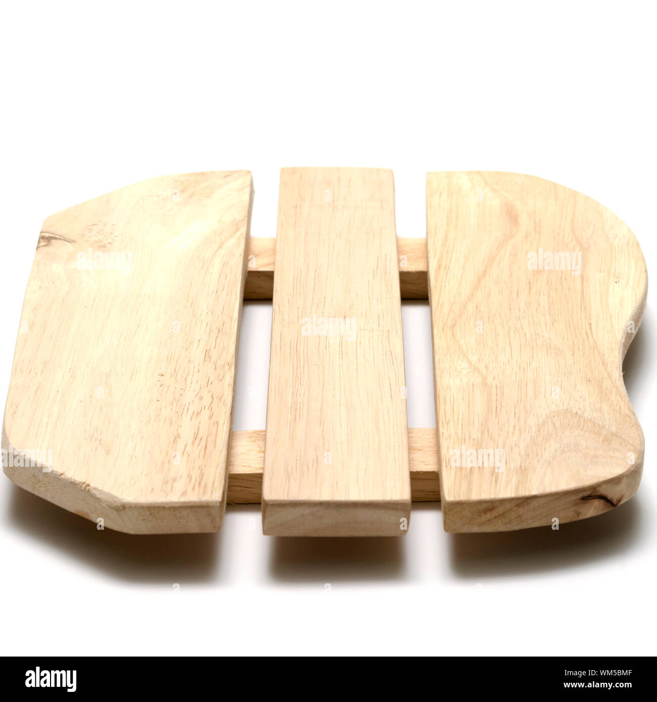 wood hot plate isolated on white background Stock Photo - Alamy