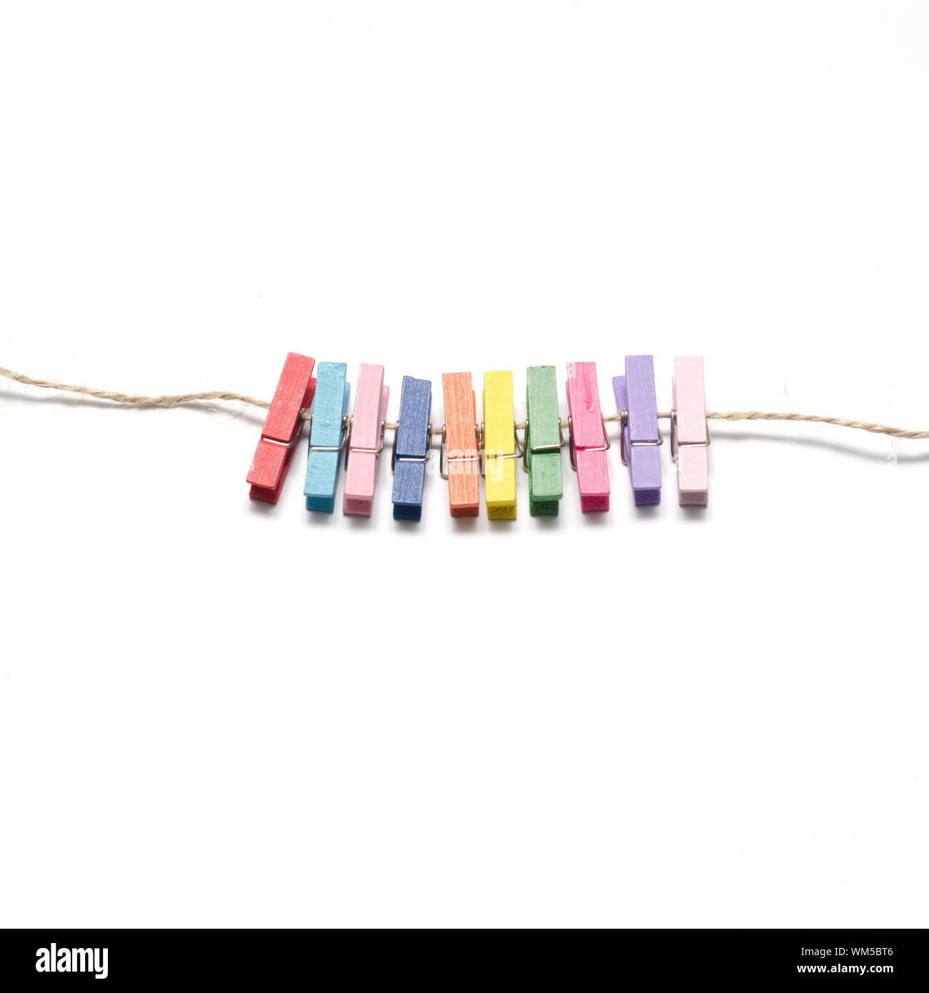 colorful cloth pin Stock Photo - Alamy