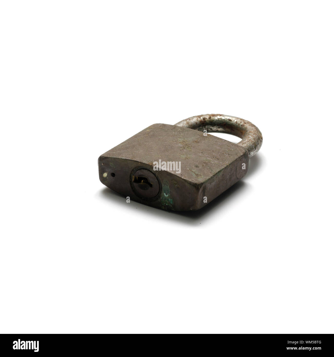 old padlock with rust Stock Photo - Alamy