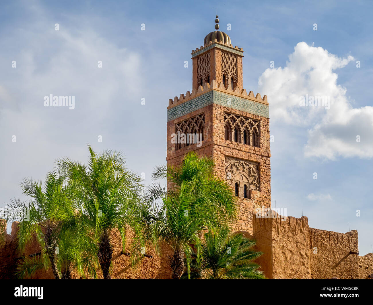 View of the Epcot Theme Park at Disney World in Orlando, Florida. Epcot ...