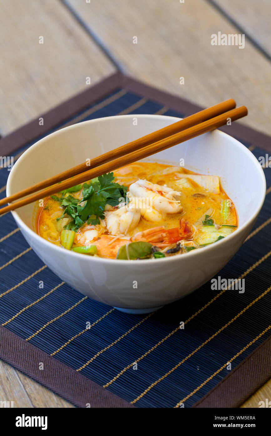 Asian tom yam soup hi-res stock photography and images - Alamy