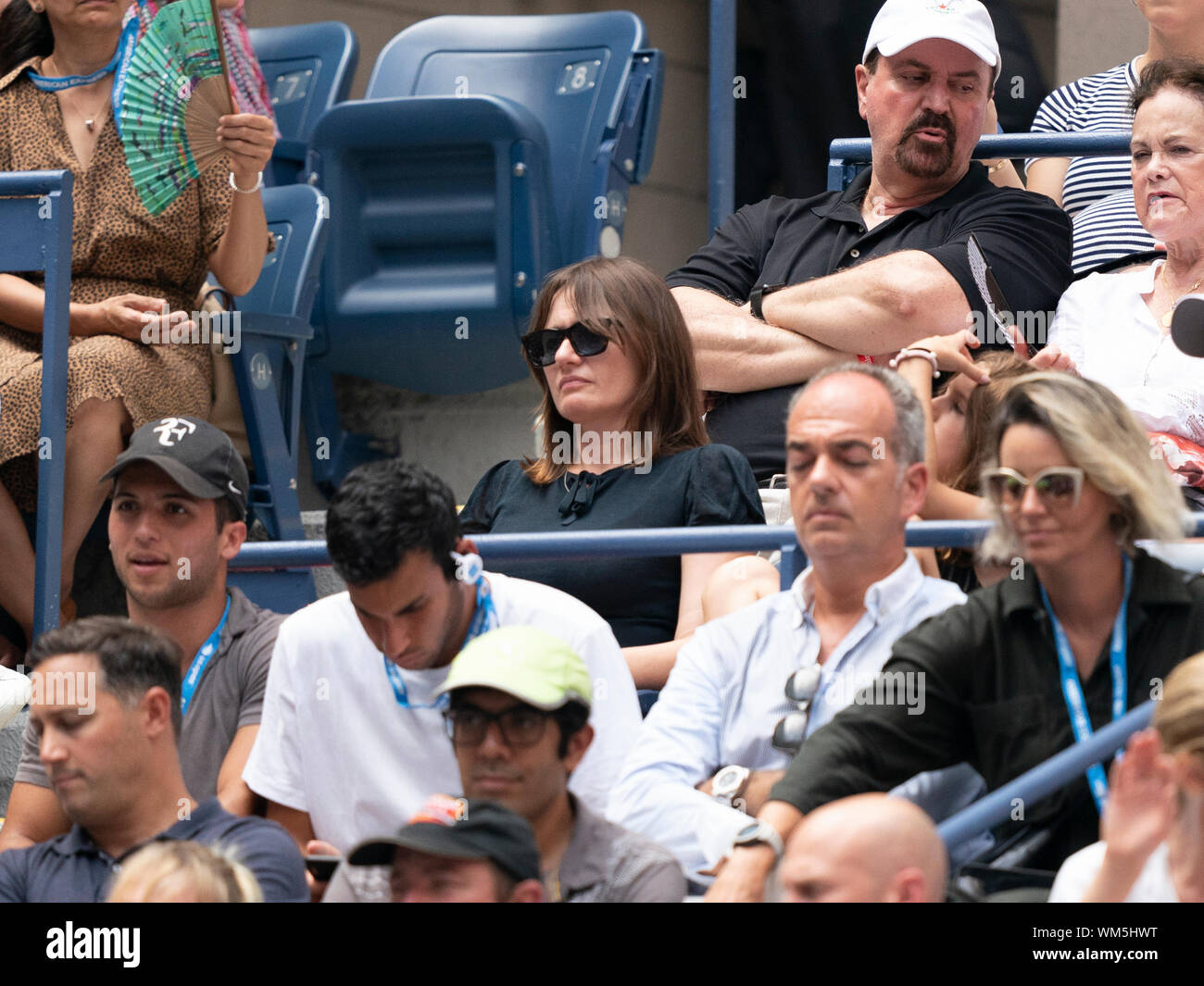 New York, NY - September 4, 2019: Emily Mortimer attends quarter final ...