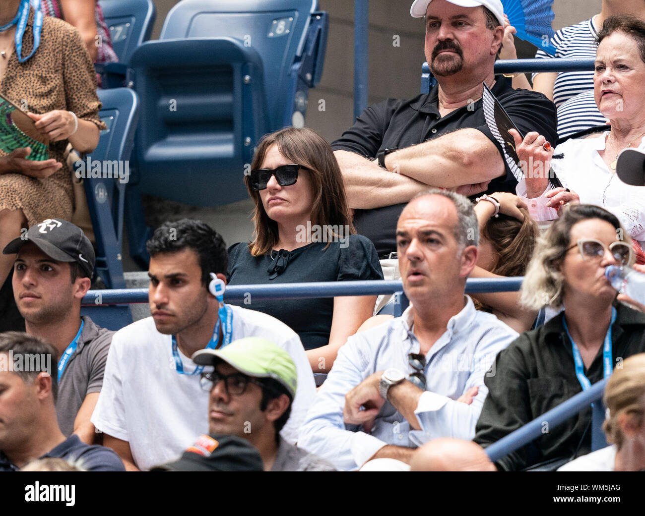 New York, NY - September 4, 2019: Emily Mortimer attends quarter final ...