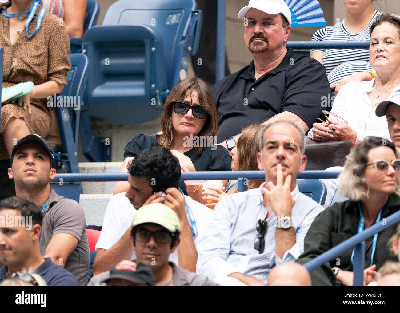 New York, NY - September 4, 2019: Emily Mortimer attends quarter final ...