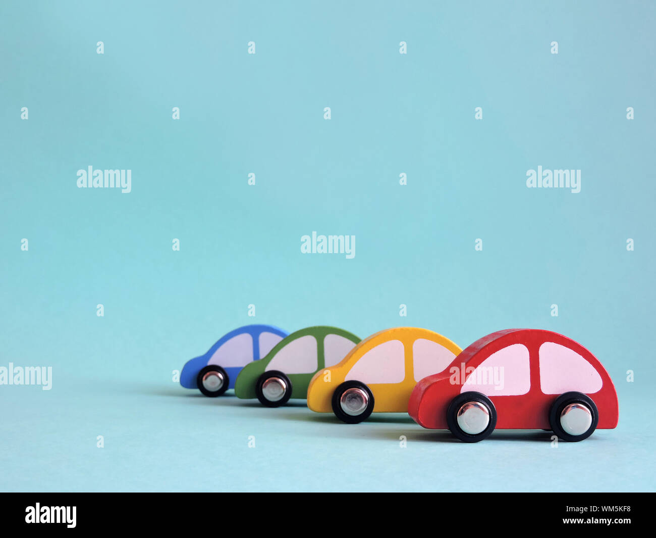 Blue toy cars hi-res stock photography and images - Alamy