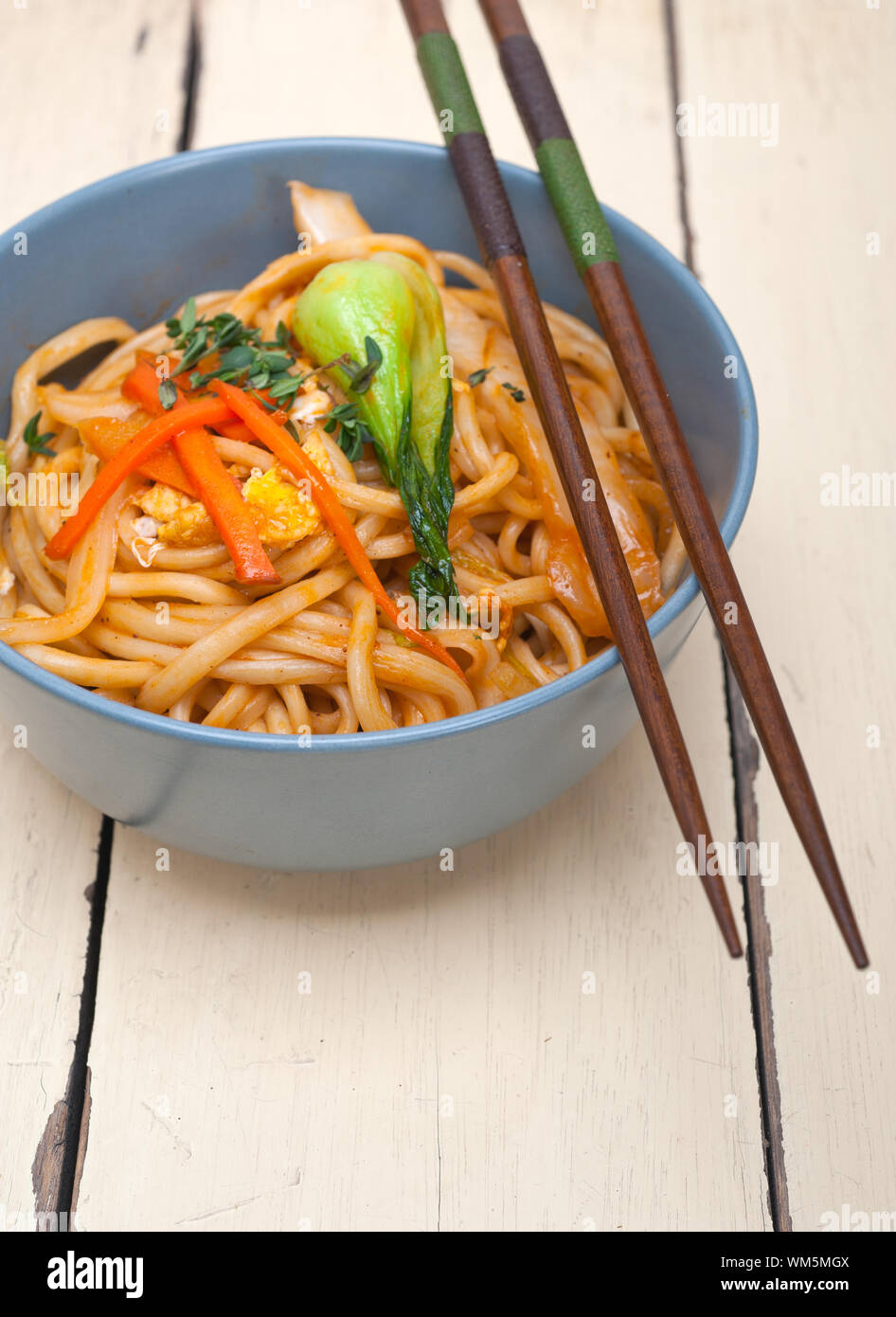 hand pulled ramen noodles Stock Photo - Alamy