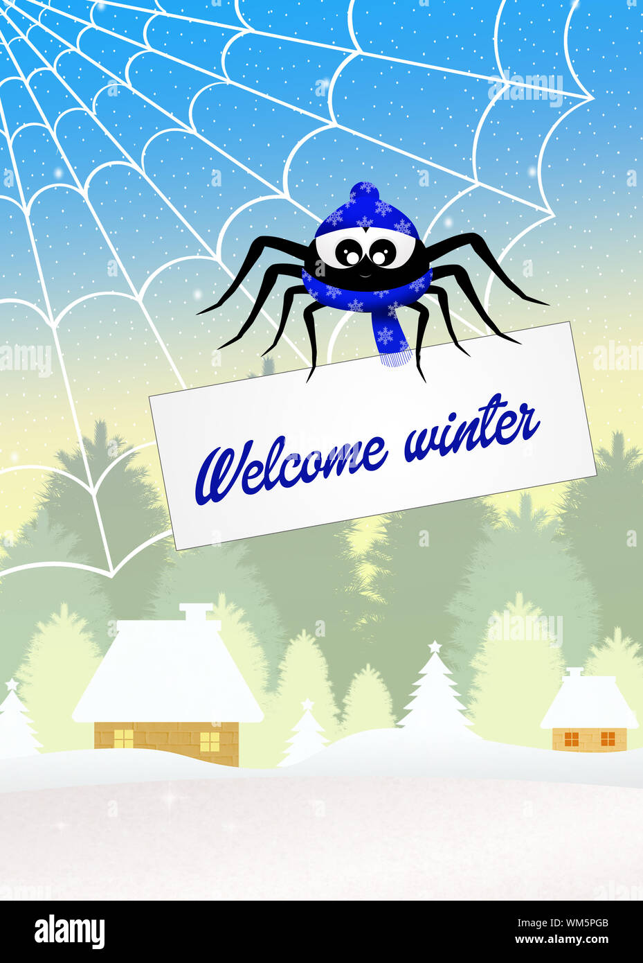 Spider animals cartoon illustration hi-res stock photography and images ...