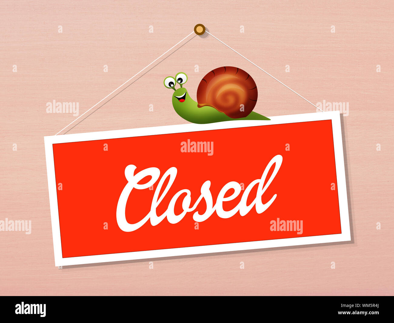 closed sign on door Stock Photo - Alamy