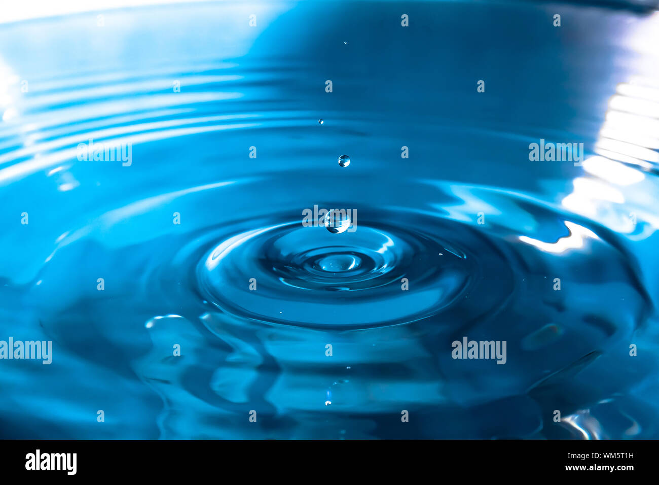 Water splash close-up. A drop of water, a drop of rain Stock Photo - Alamy