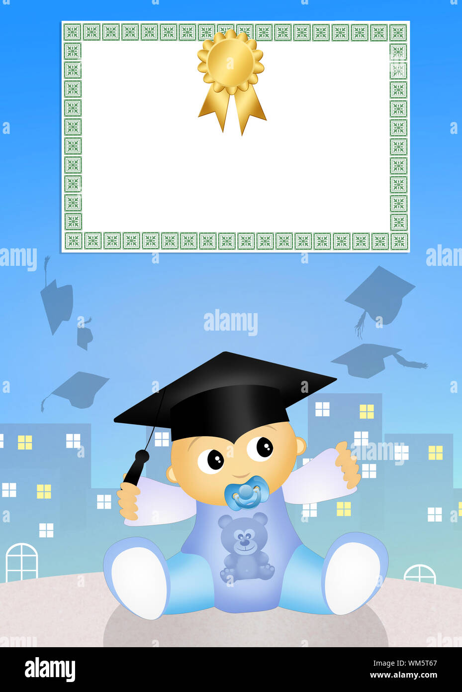 Baby graduation hat hi-res stock photography and images - Alamy